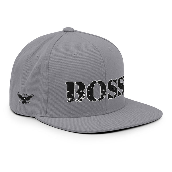 Silver BOSS Snapback Hat | Optimist Alpha